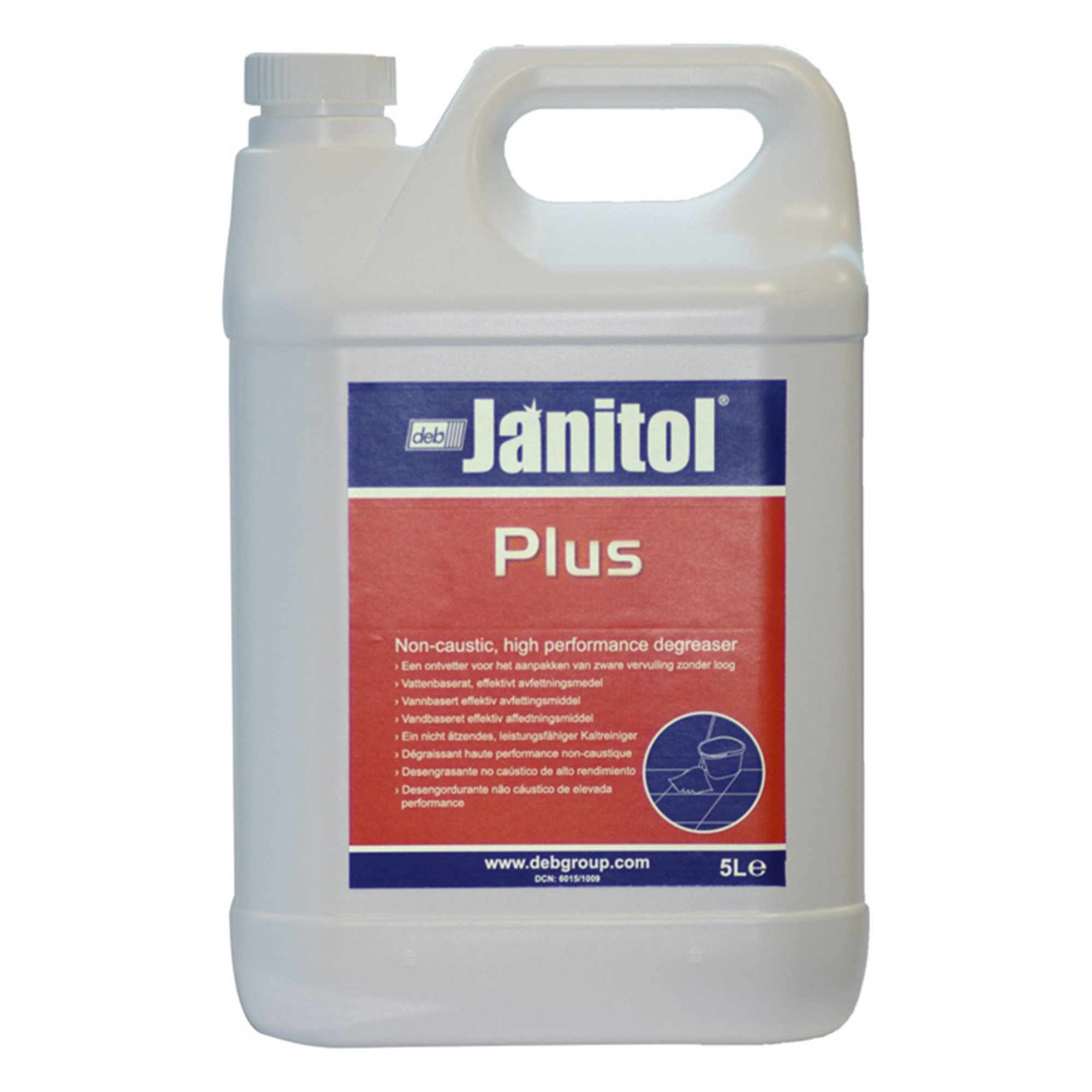 Janitol Plus JNP604 Heavy-Duty Surface Degreaser - 5 Litre Bottle