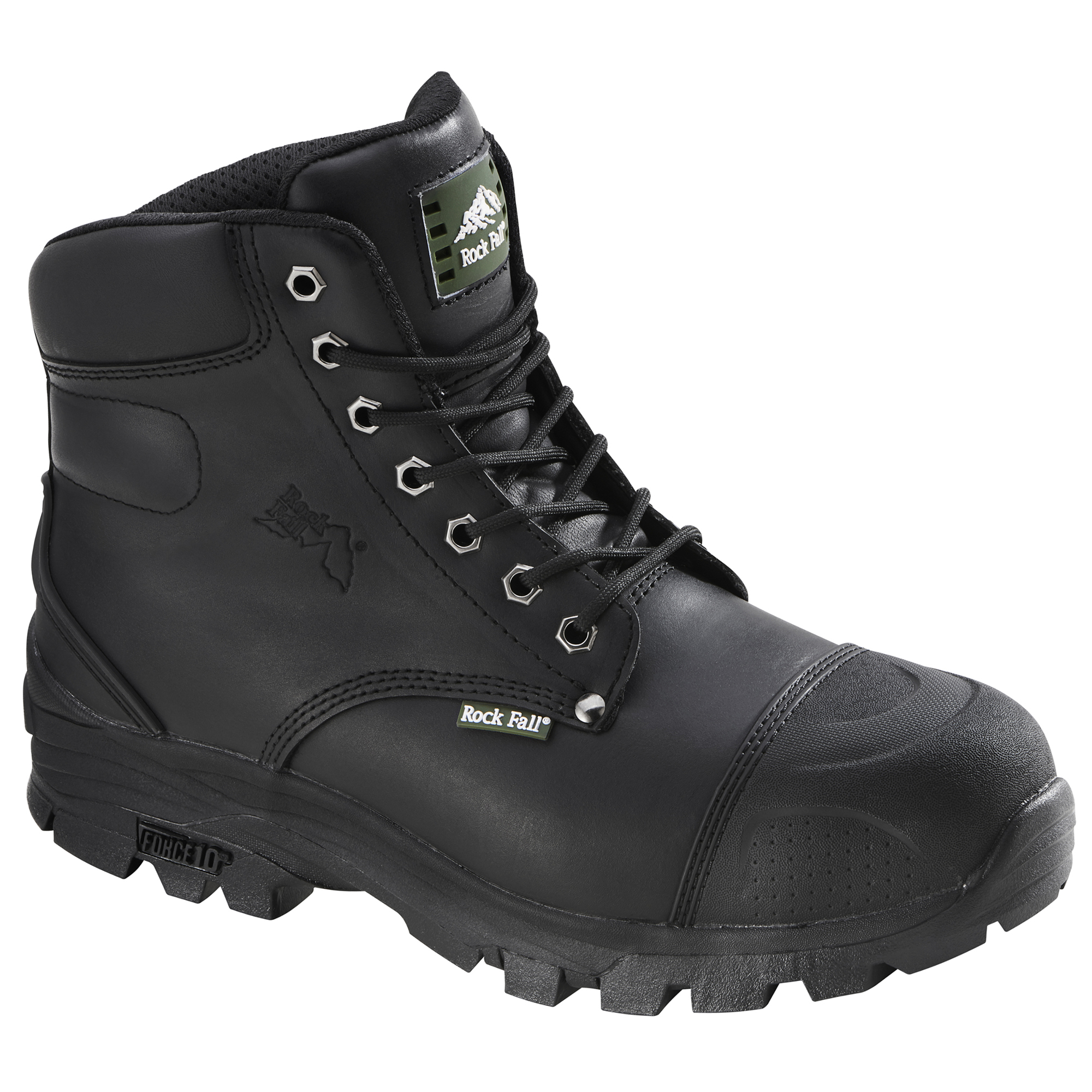 Rock Fall RF10 Ebonite Construction Safety Boot [Sz 10]